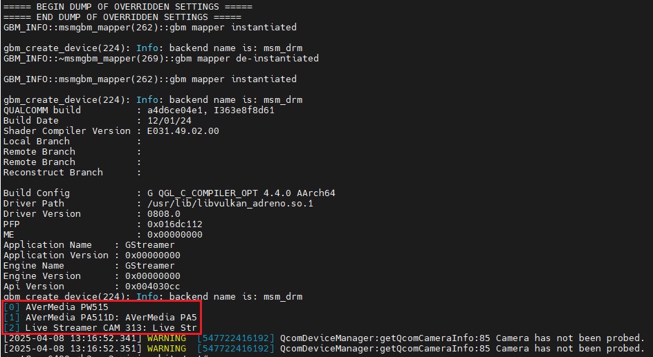 Run Device Manager Demo - AVerMedia Visionary Terminal SDK Documentation